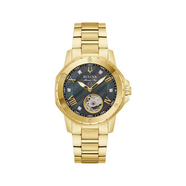 Bulova Women's 97P171 Gold-tone Stainless Steel Watch - Bezali