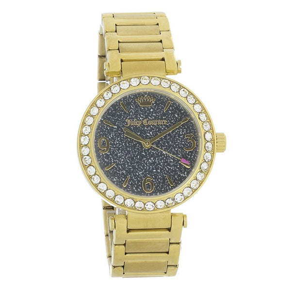 Juicy Couture Women's 1901319 Victoria Gold-Tone Stainless Steel Watch ...