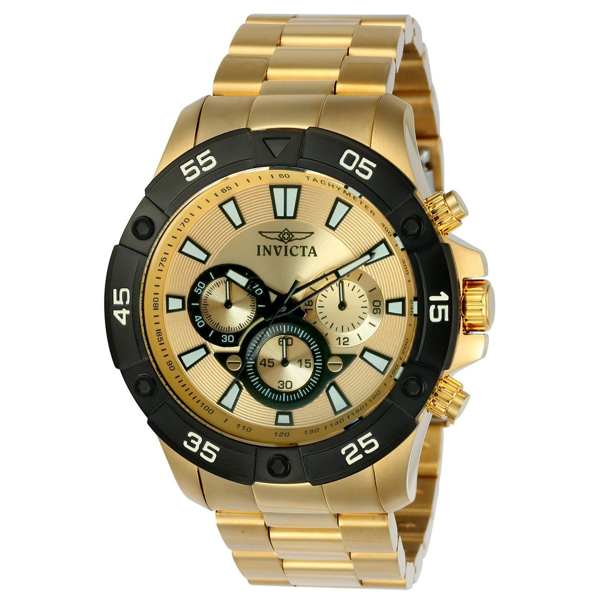 Invicta Men's 22789 Pro Diver Gold-Tone Stainless Steel Watch - Bezali