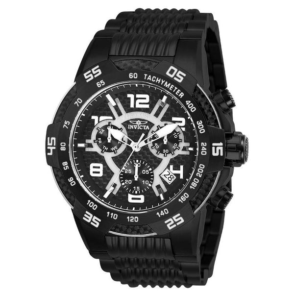 Invicta Men's 25288 Speedway Black Stainless Steel Watch - Bezali