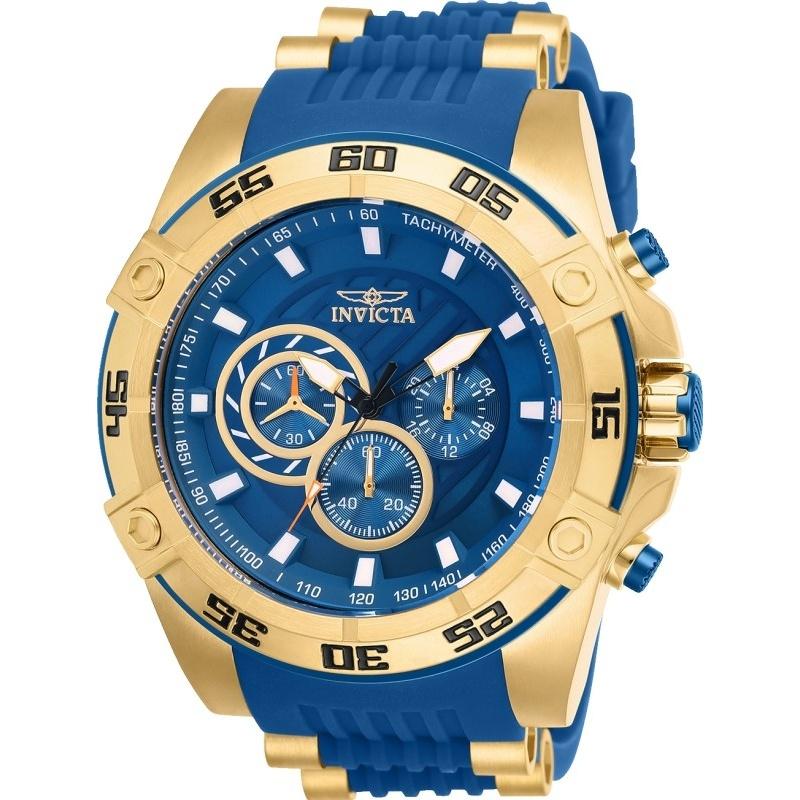 Invicta Men's 25508 Speedway Blue and Gold-Tone Stainless Steel Watch ...