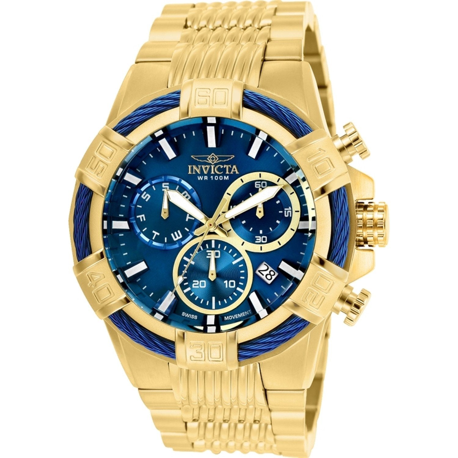 Invicta Men's 25866 Bolt Gold-tone Stainless Steel Watch - Bezali