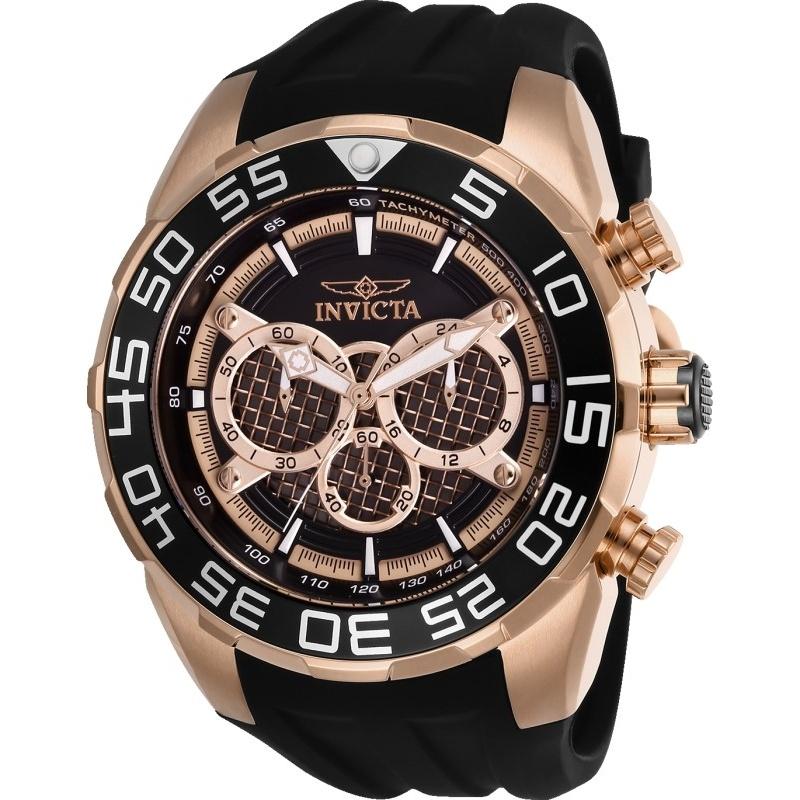 Invicta Men's 26304 Speedway Black Silicone Watch - Bezali