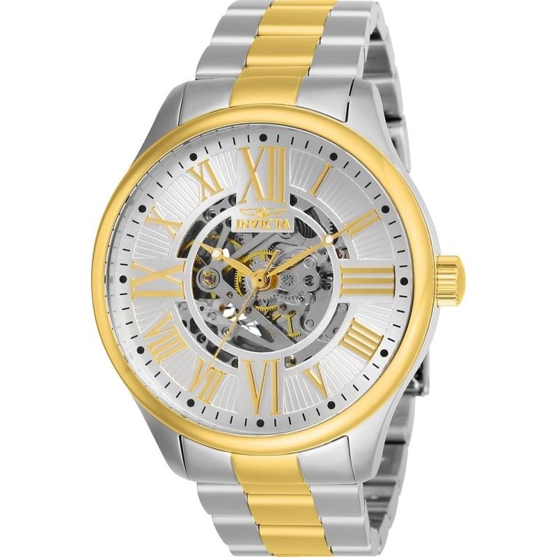 Invicta Men's 27557 Objet D Art Gold-Tone and Silver Stainless Steel W ...