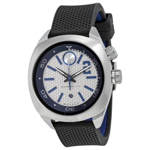 Movado Men's 3600264 Bold Derek Jeter Captain Black Silicone Watch - Bezali