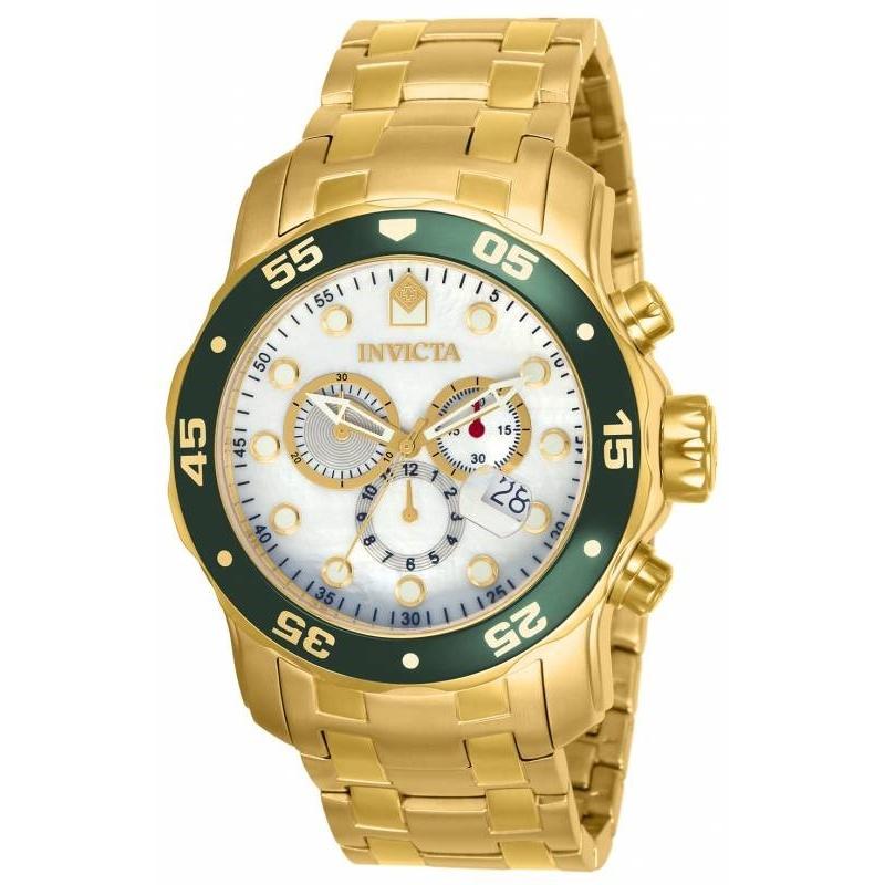 Invicta Men's 80073 Pro Diver Gold-Tone Stainless Steel Watch - Bezali