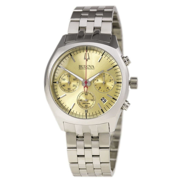 Bulova Men's 96B239 Accutron II Chronograph Stainless Steel Watch - Bezali