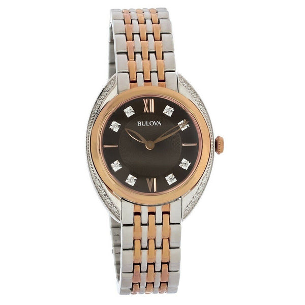 Bulova Women's 98R230 Classic Two-Tone Stainless Steel Watch - Bezali
