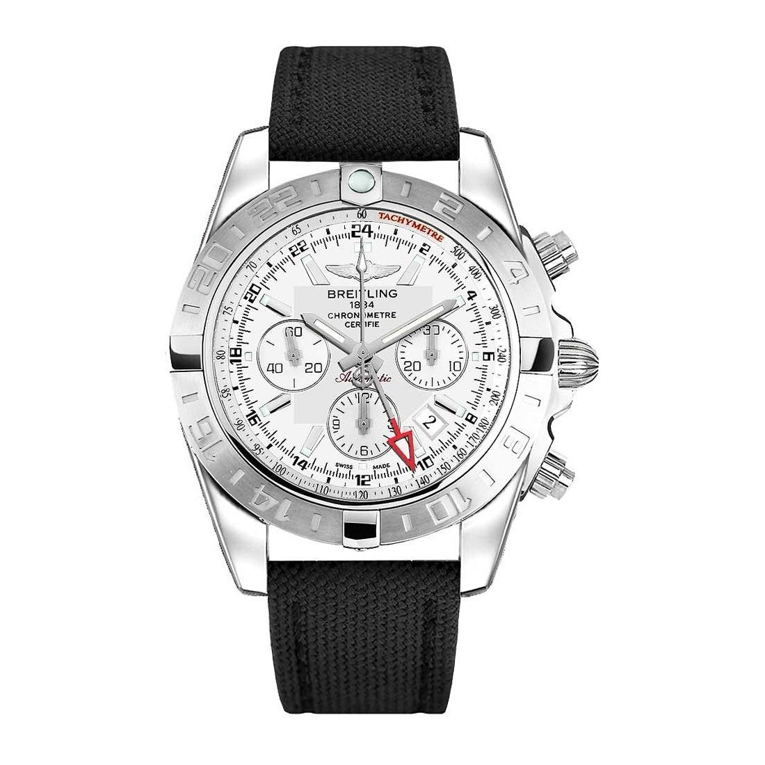 Breitling Men's AB042011-G745-101W Chronomat 44 GMT Chronograph Black ...