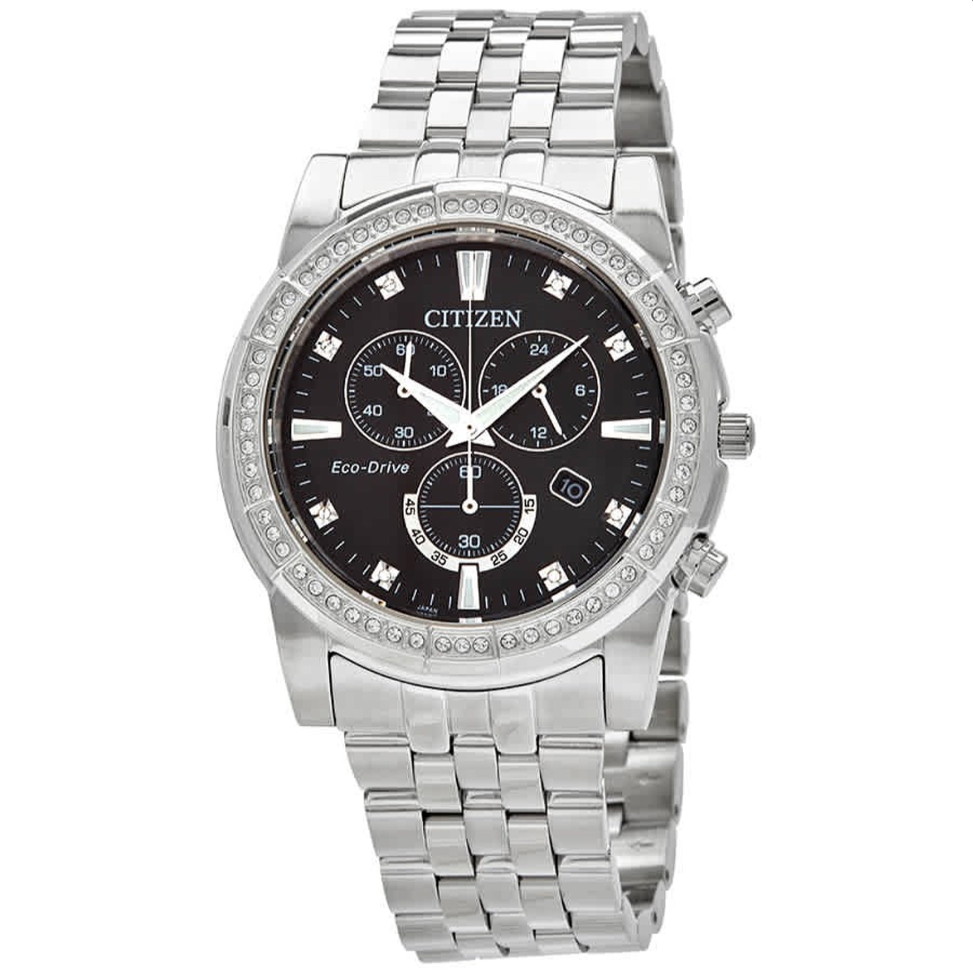 Citizen Men's AT2450-58E Corso Crystal and Chronograph Stainless Steel ...