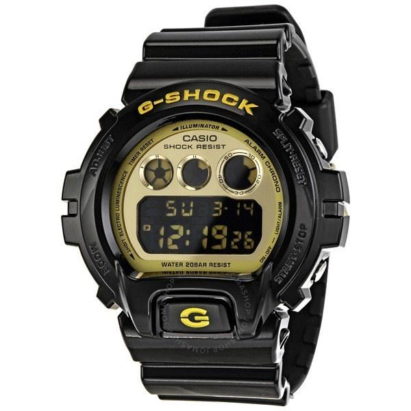 Casio Men's DW6900CB-1 G-Shock Chronograph Black Resin Watch - Bezali