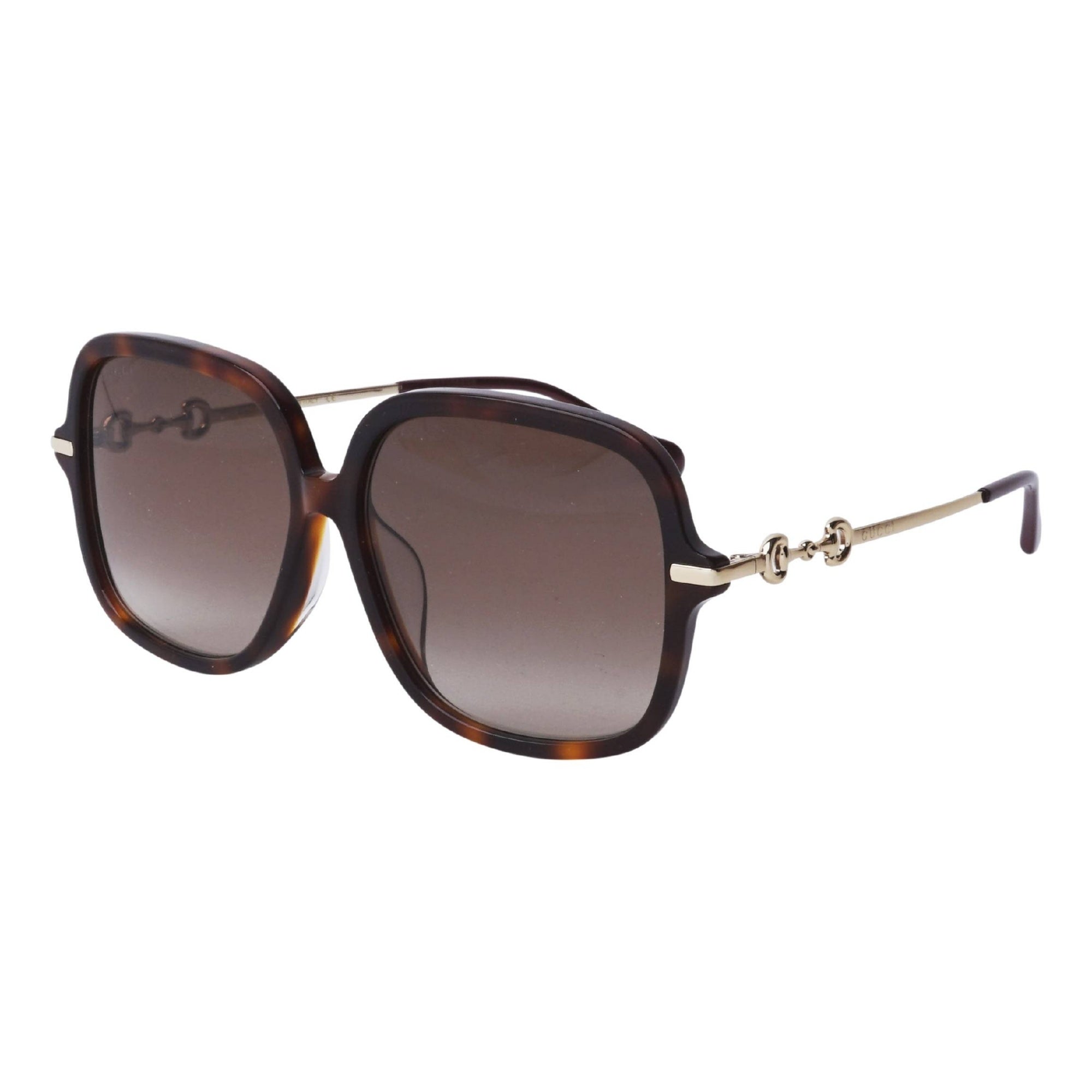 Gucci Womens Sunglasses Spring Summer 2021 Havana Red Nylon Nylon Gra