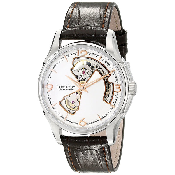 Hamilton Men's H32565555 Jazzmaster Viewmatic Open Heart Automatic Bro ...
