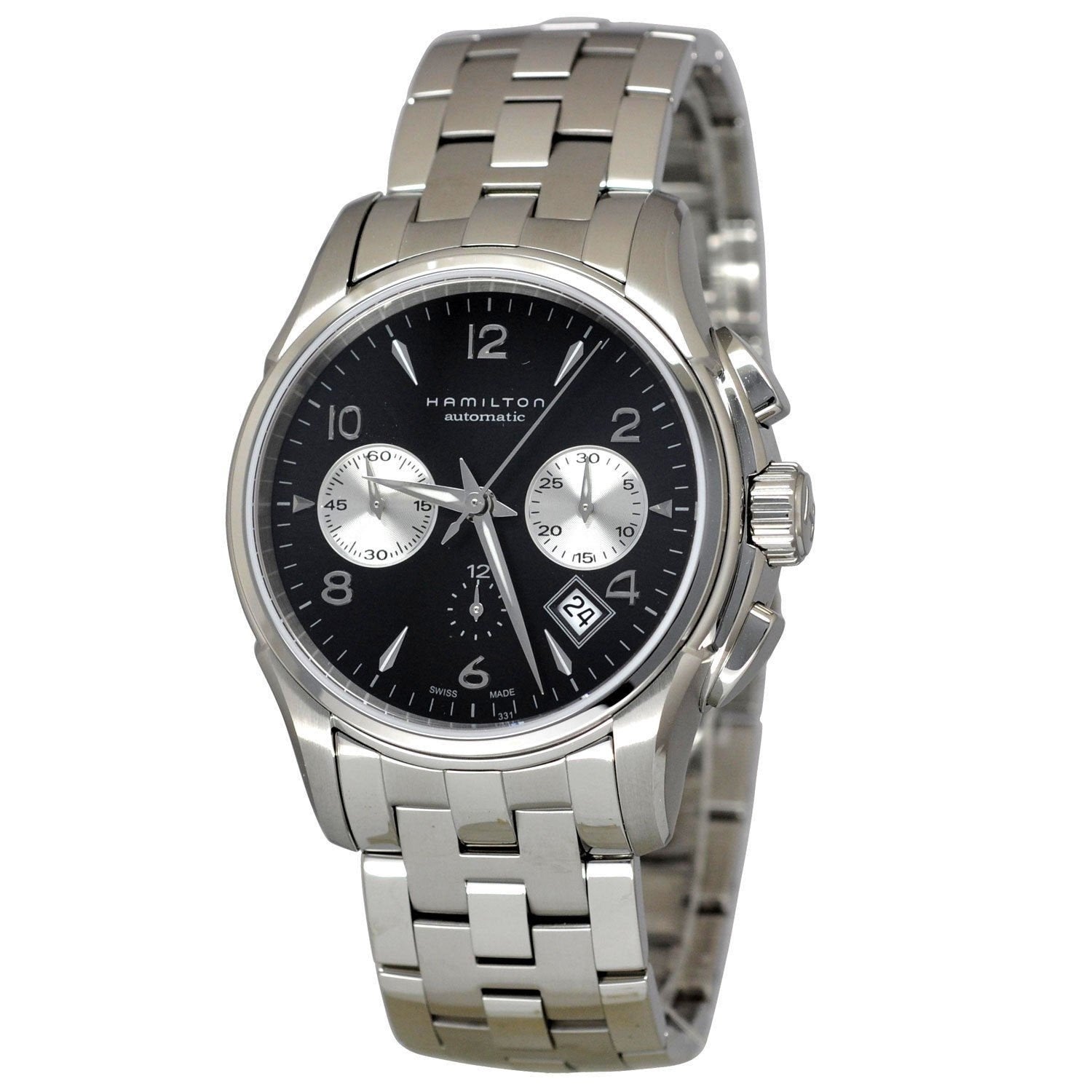 Hamilton Men's H32656133 Jazzmaster Chronograph Automatic Stainless St ...