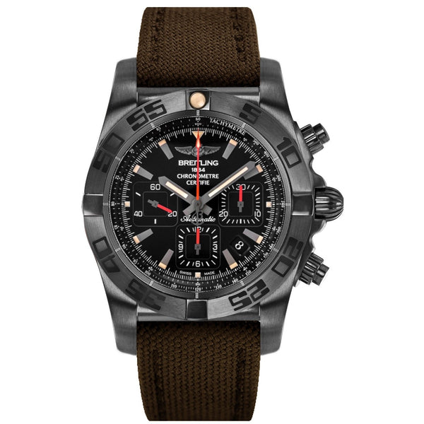 Breitling Men's MB0111C3-BE35-108W Chronomat 44 Chronograph Brown ...