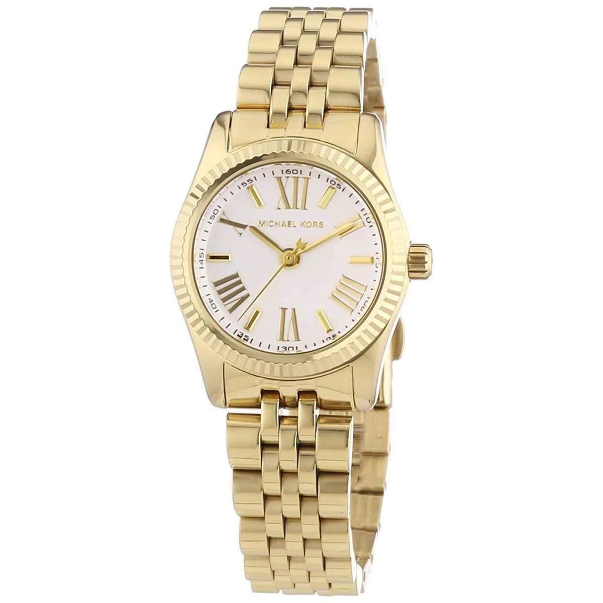 Michael Kors Women's MK3229 Lexington Gold-Tone Stainless Steel Watch ...