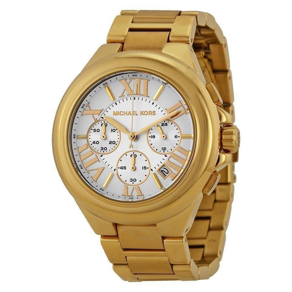 Michael Kors Women's MK5635 Camille Chronograph Gold-Tone Stainless St ...
