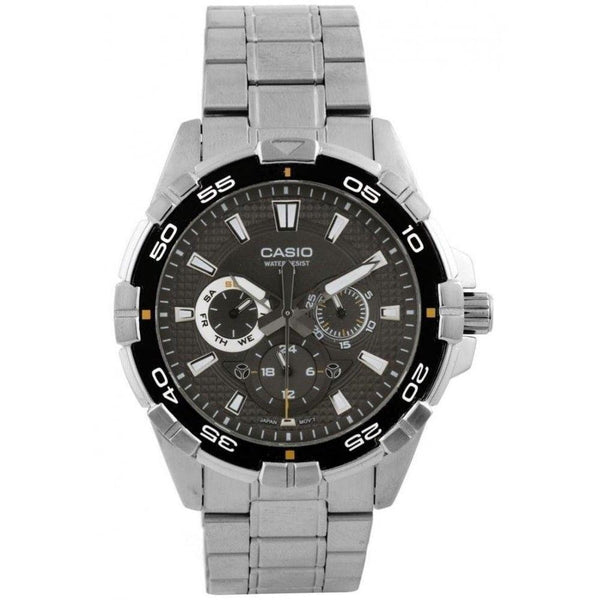 Casio Men's MTD1069D-1A Casio Chronograph Stainless Steel Watch - Bezali