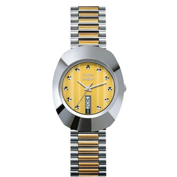 Rado Men's R12305254 Original Crystal Two-Tone Stainless Steel Watch ...