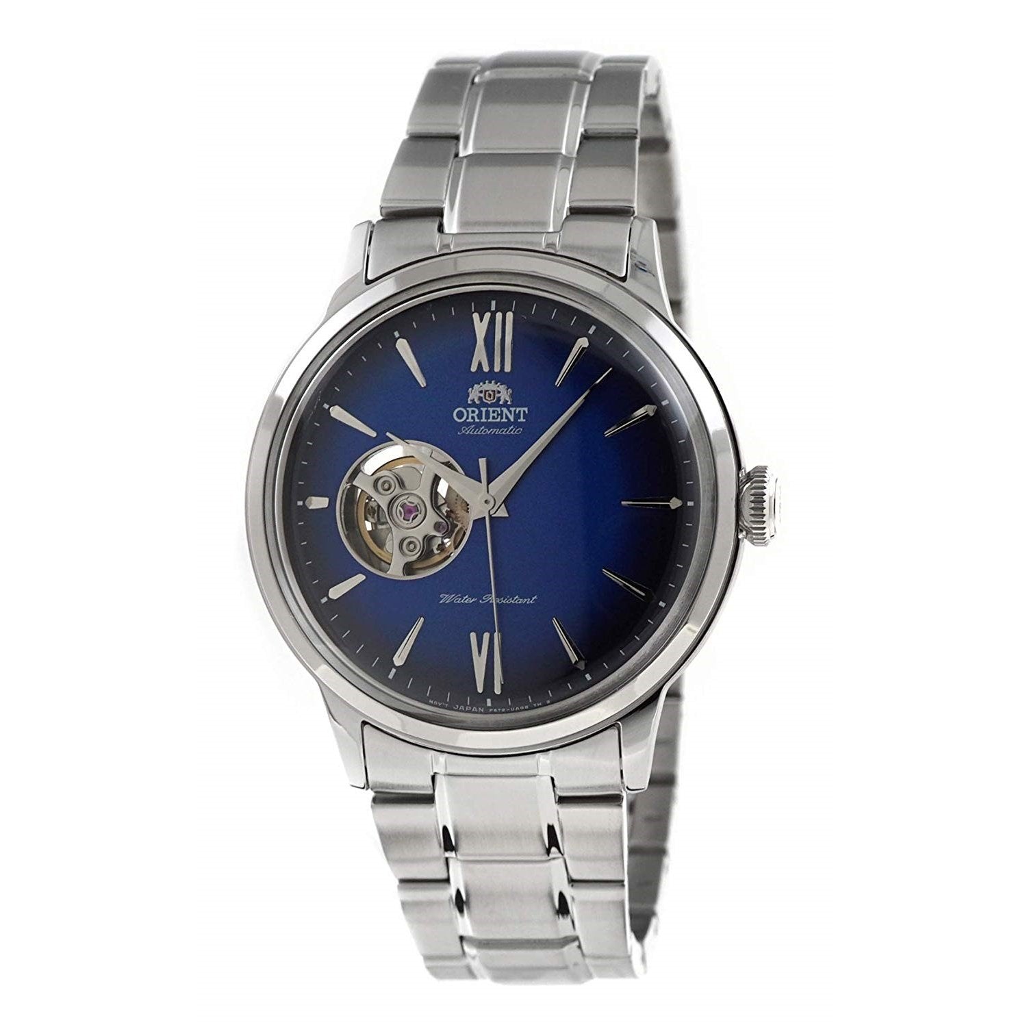 Orient Men's RA-AG0028L Helios Open Heart Stainless Steel Watch - Bezali