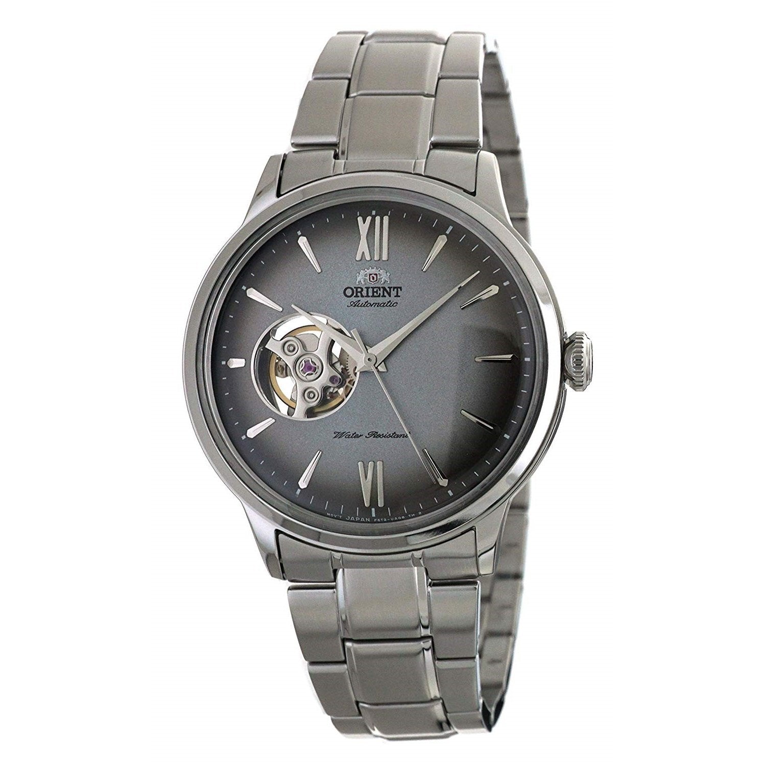 Orient Men's RA-AG0029N Helios Open Heart Stainless Steel Watch - Bezali