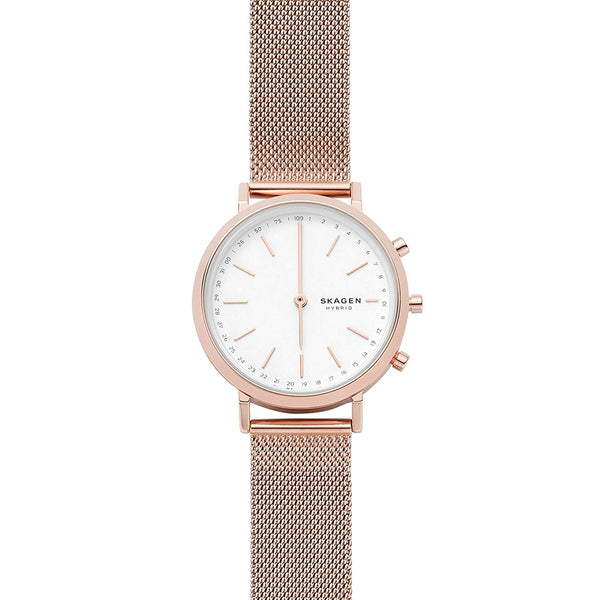 Skagen Women's SKT1411 Hybrid Rose-Tone Stainless Steel Watch - Bezali