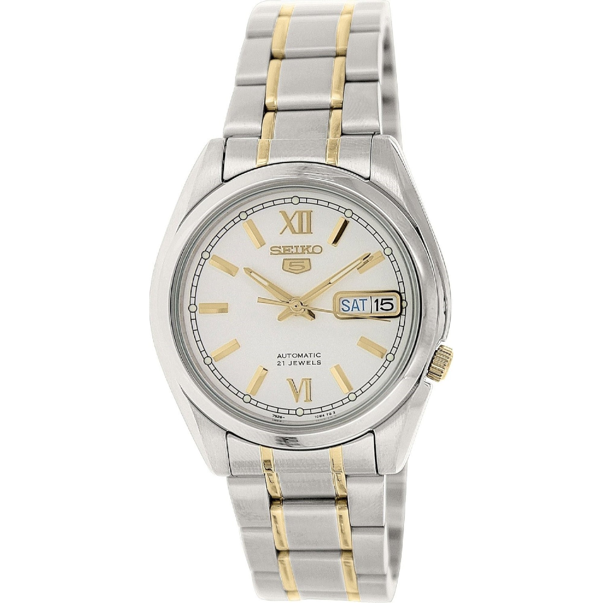 Seiko Men's SNKL57 Seiko 5 Two-Tone Stainless Steel Watch - Bezali