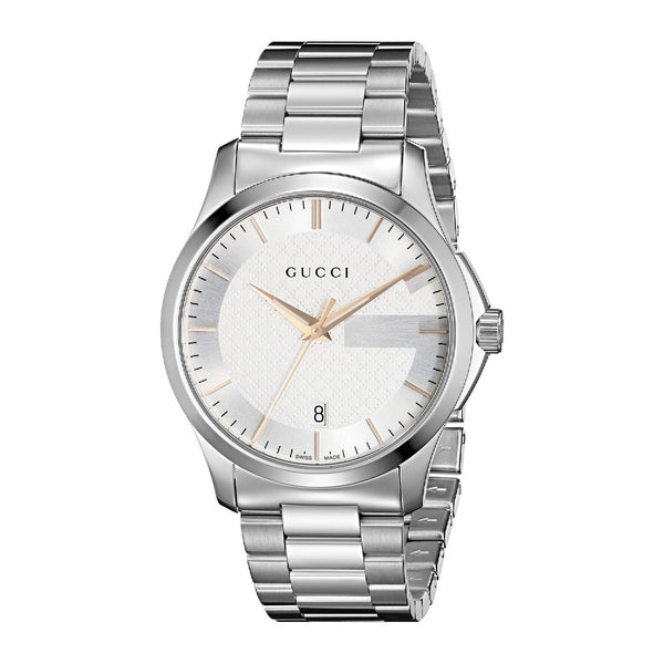 Gucci Men's YA126442 G-Timeless Stainless Steel Watch - Bezali
