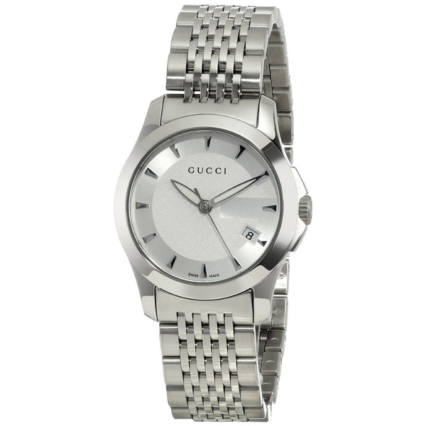 Gucci Women's YA126501 G-Timeless Stainless Steel Watch - Bezali