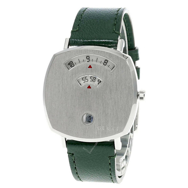 Gucci Women's YA157406 Grip Green Leather Watch - Bezali